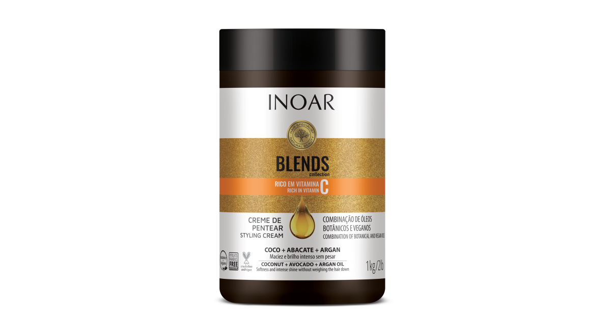 Blends Styling Cream Plaukų formavimo kremas su vitaminu C, 1000g